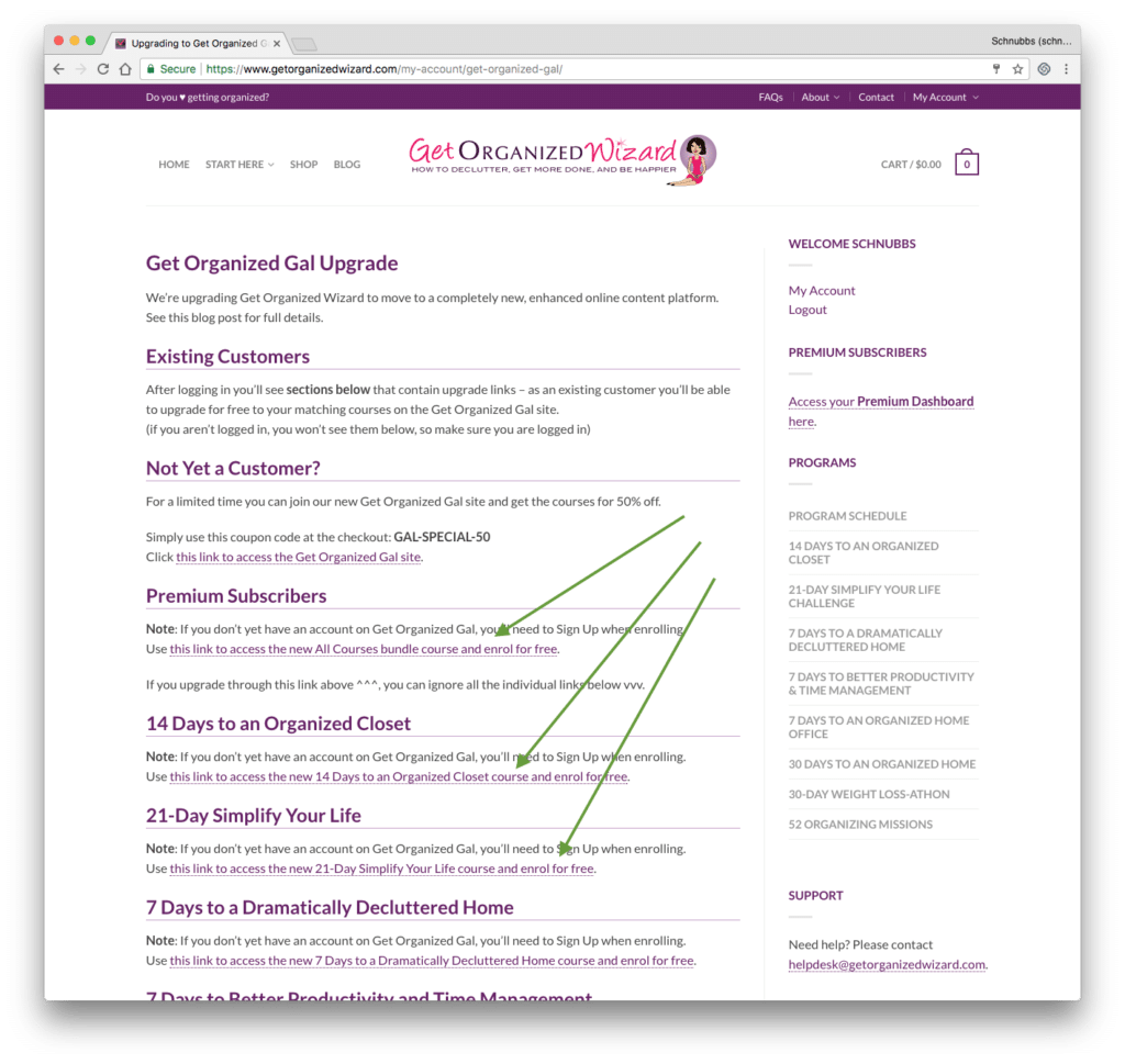 Important Changes to Get Organized Wizard | Massive Upgrade